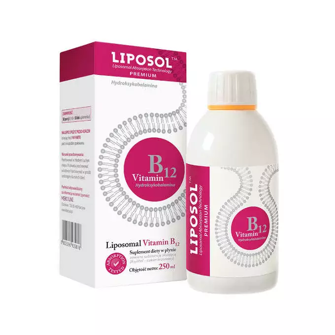 Liposol - Witamina B12, 250 ml - skład, cena, opinie | iZielnik.pl