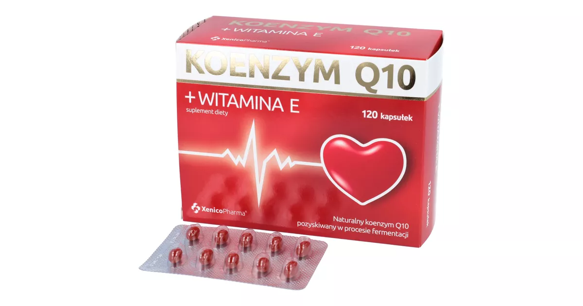 Koenzym Q10 + witamina E, 120 kapsułek - skład, cena, opinie | iZielnik.pl