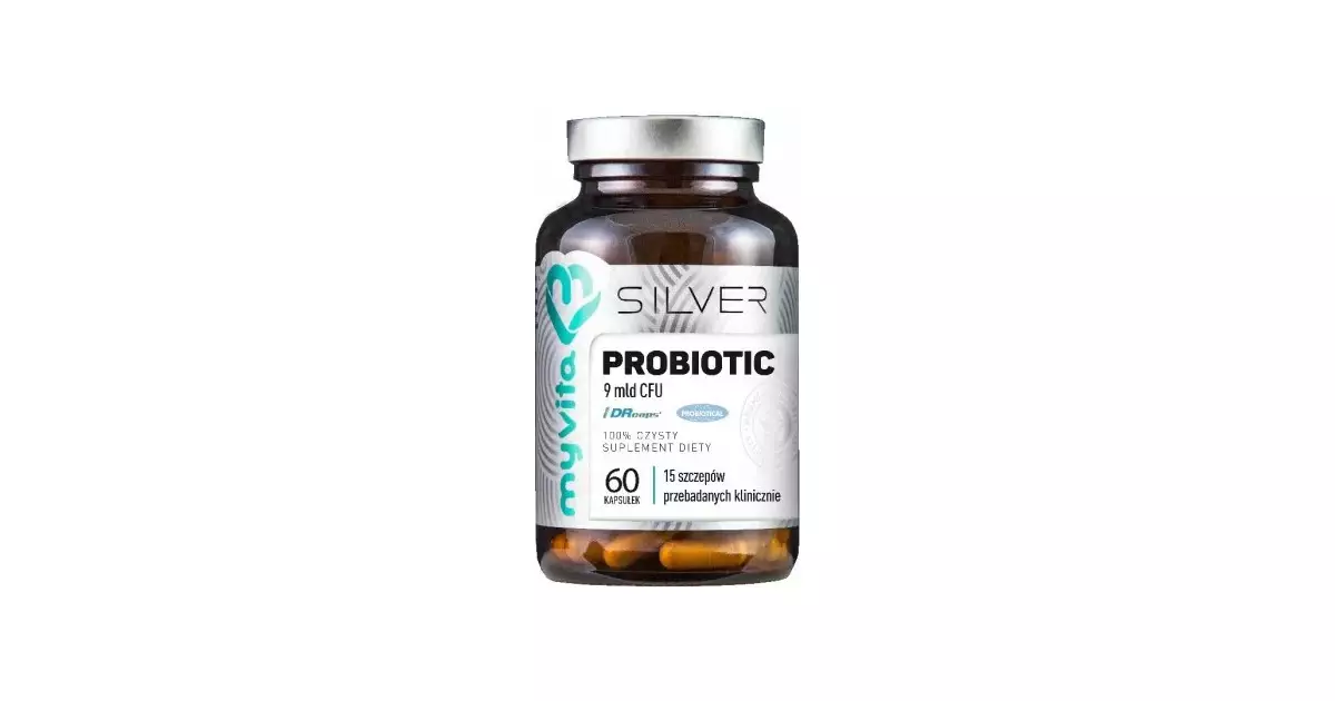 MyVita Silver Probiotic, 60 kapsułek - skład, cena, opinie | iZielnik.pl