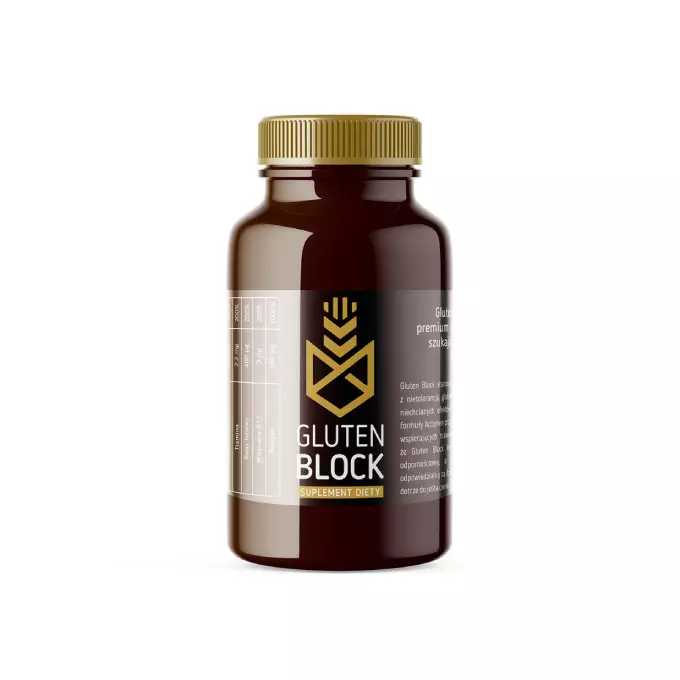 Gluten Block - wspieranie trawienia białek, 30 kapsułek - skład, cena ...