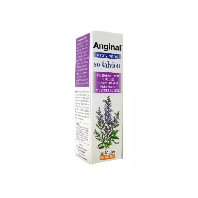 Dr. Muller Pharma - Anginal, spray z szałwią, 30 ml - skład, cena ...
