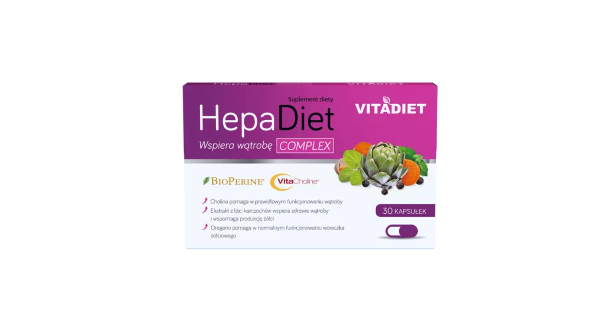 HepaDiet Complex, 30 kapsułek - skład, cena, opinie | iZielnik.pl
