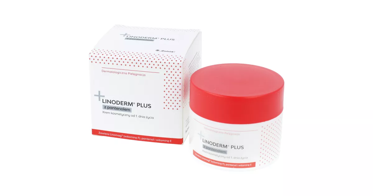 LINODERM PLUS z pantenolem - krem kosmetyczny od 1. dnia życia, 50 ml ...