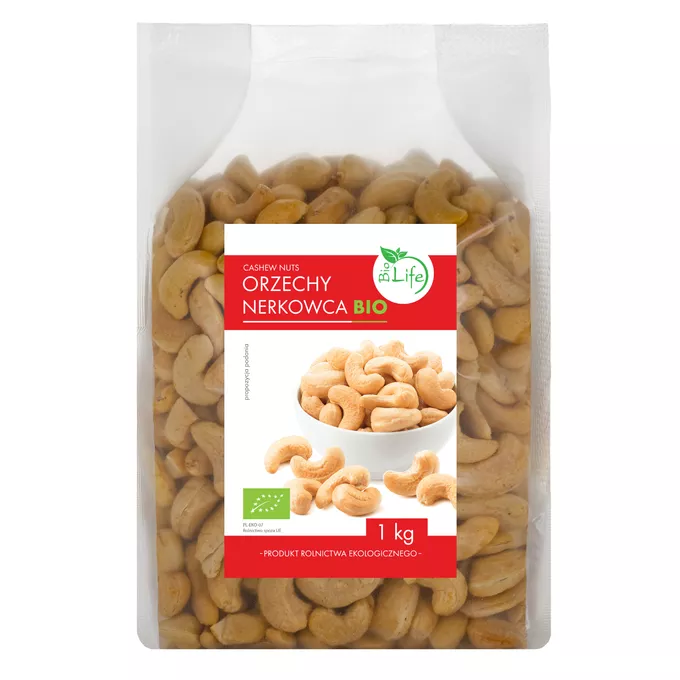 BioLife - orzechy nerkowca BIO, 1 kg - skład, cena, opinie | iZielnik.pl