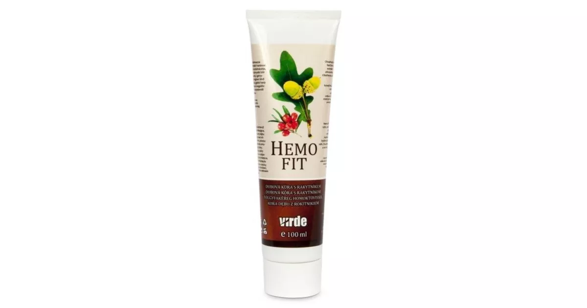 Virde hemofit - żel z kory dębowej i rokitnika na hemoroidy, 100 ml ...