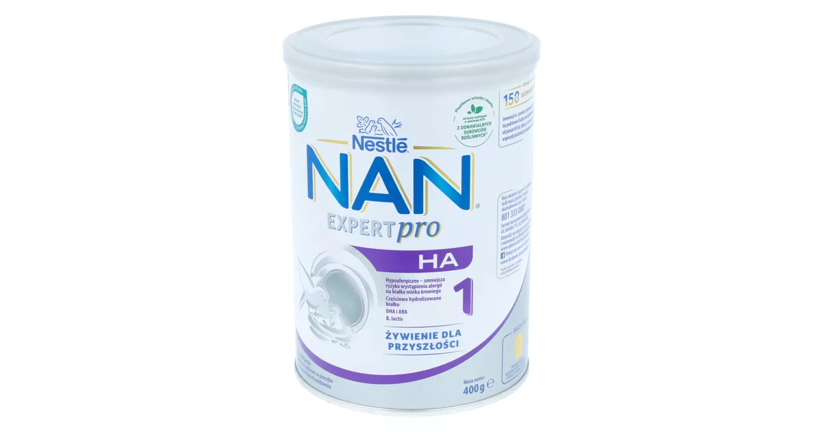 NESTLE NAN EXPERTPRO HA 1 - hypoalergiczne mleko początkowe dla ...