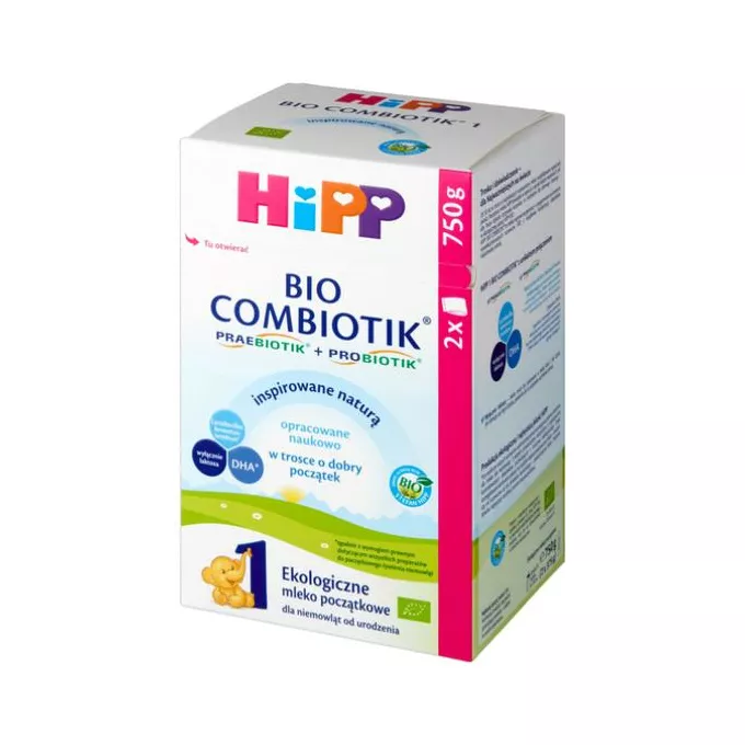 HiPP Bio Combiotik 1 - Ekologiczne mleko początkowe, od urodzenia, 750 ...