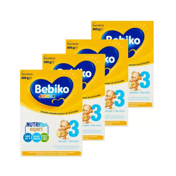 Bebiko Junior 3 - mleko modyfikowane dla dzieci powyżej 1. roku życia ...