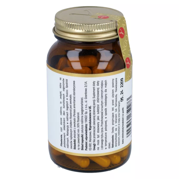 Yango Fitosterole z Awokado, 90 kapsułek - skład, cena, opinie ...