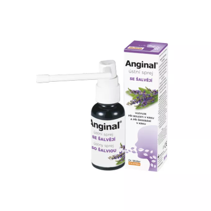 Dr. Muller Pharma - Anginal, spray z szałwią, 30 ml - skład, cena ...