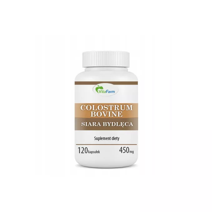 VitaFarm Colostrum Bovine (siara bydlęca), 120 kapsułek - skład, cena, opinie | iZielnik.pl