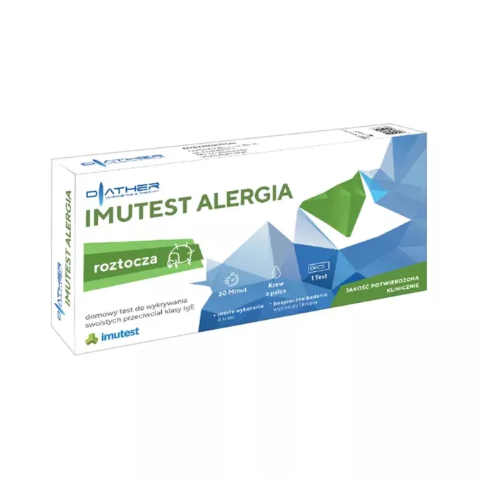 DIATHER IMUTEST ALERGIA - roztocza panel wziewny, domowy test do ...