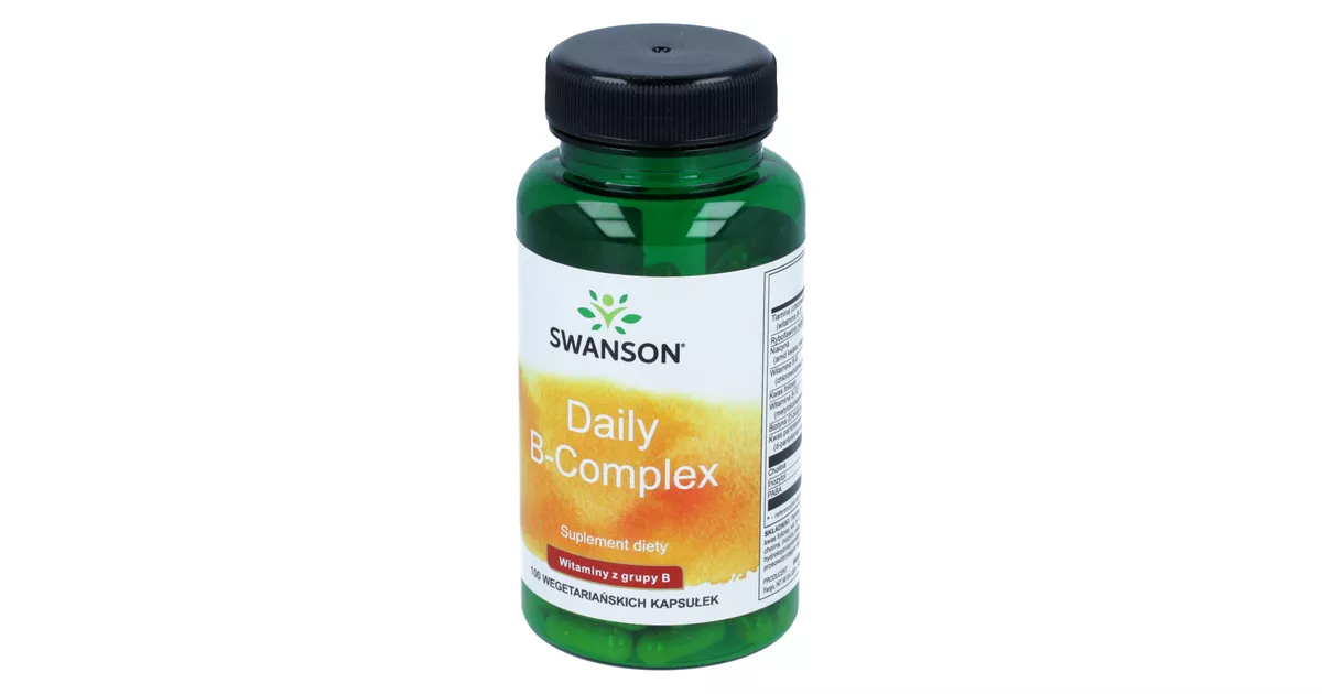 Swanson Daily B-Complex, 100 kapsułek - skład, cena, opinie | iZielnik.pl