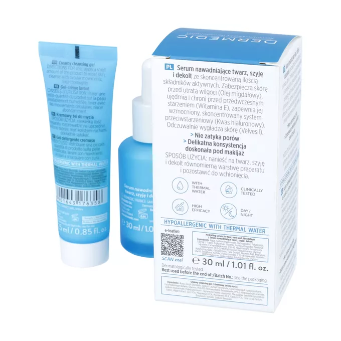 DERMEDIC HYDRAIN 3 HIALURO - serum nawadniające twarz, szyję i dekolt ...