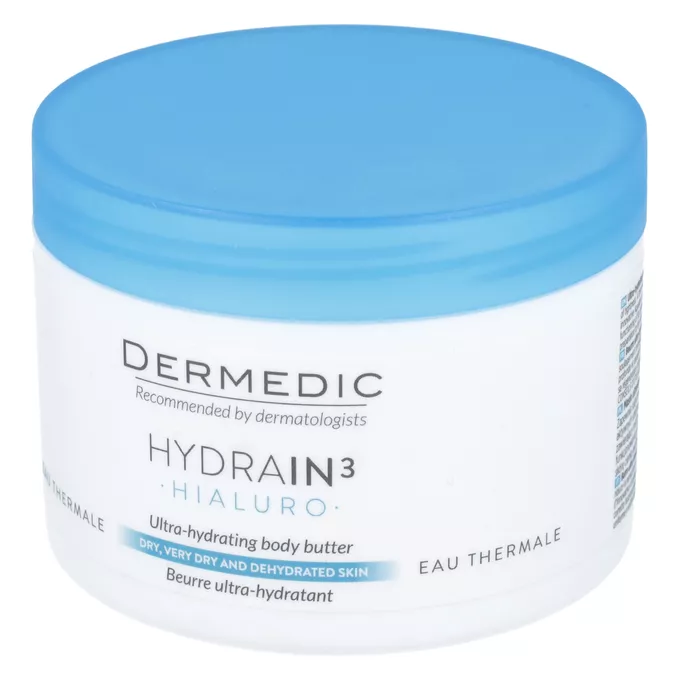 DERMEDIC HYDRAIN 3 HIALURO - masło nawilżające, 225 ml - skład, cena ...