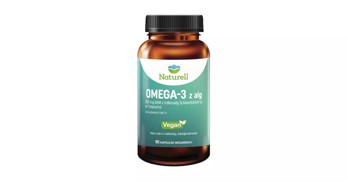 Naturell Omega-3 z alg, 90 kapsułek - skład, cena, opinie | iZielnik.pl