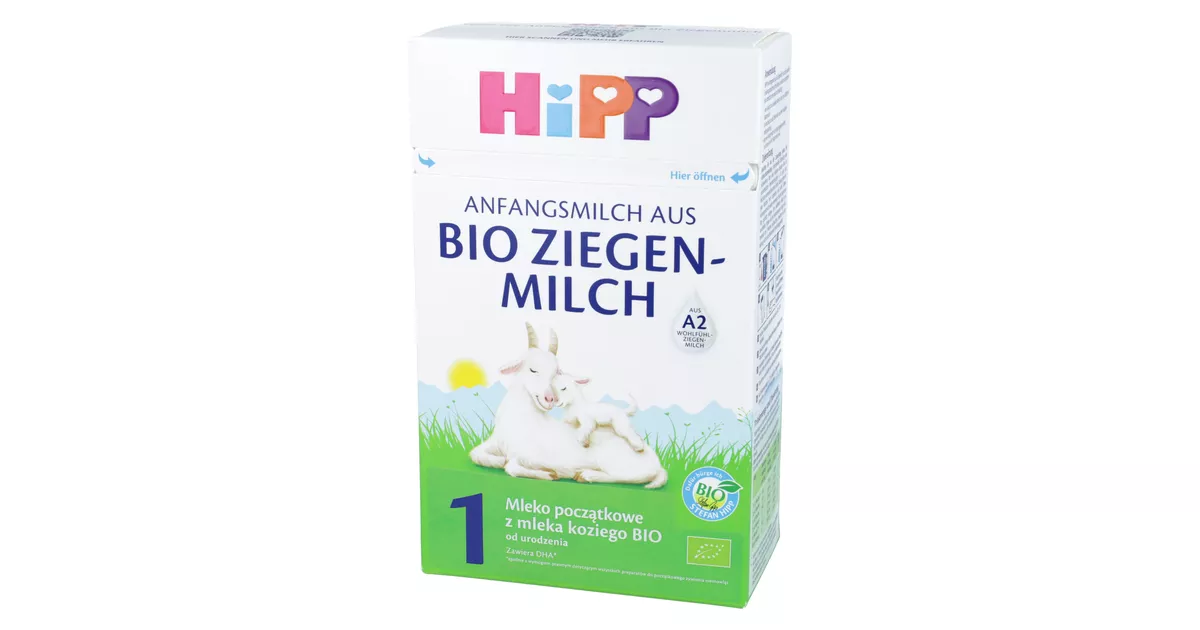 HIPP BIO - mleko 1, z mleka koziego, od urodzenia, 400 g - skład, cena ...