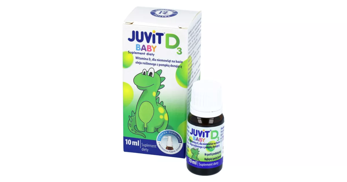 Hasco-Lek Juvit BABY D3, 10 ml - skład, cena, opinie | iZielnik.pl