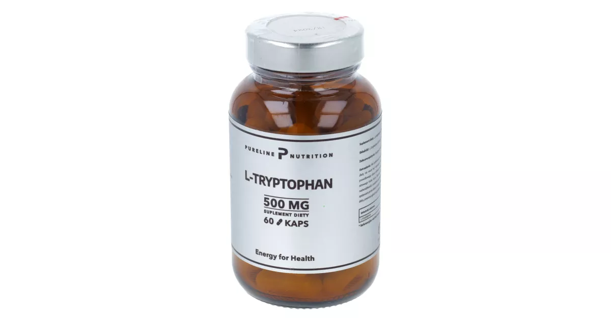 Pureline Nutrition L-tryptofan, 60 kapsułek - skład, cena, opinie ...