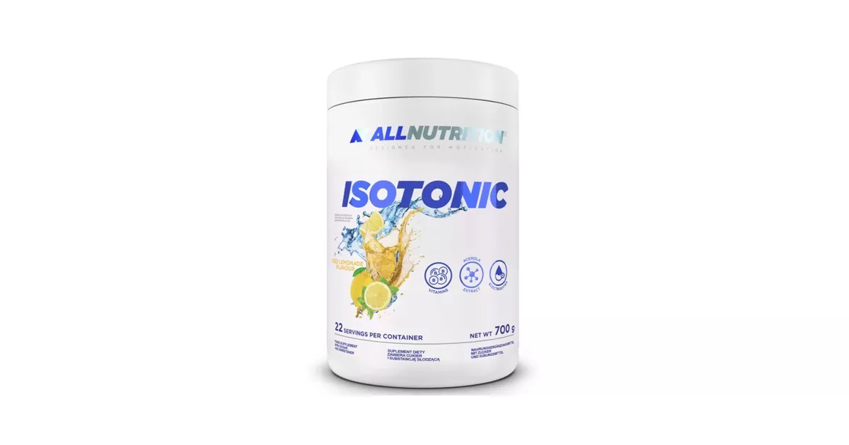 ALLNUTRITION - Isotonic Iced Lemonade, pomaga uzupełnić elektrolity ...
