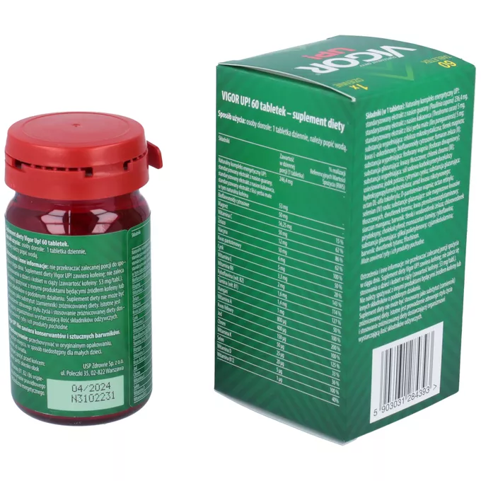 Vigor Up!, 60 tabletek - skład, cena, opinie | iZielnik.pl