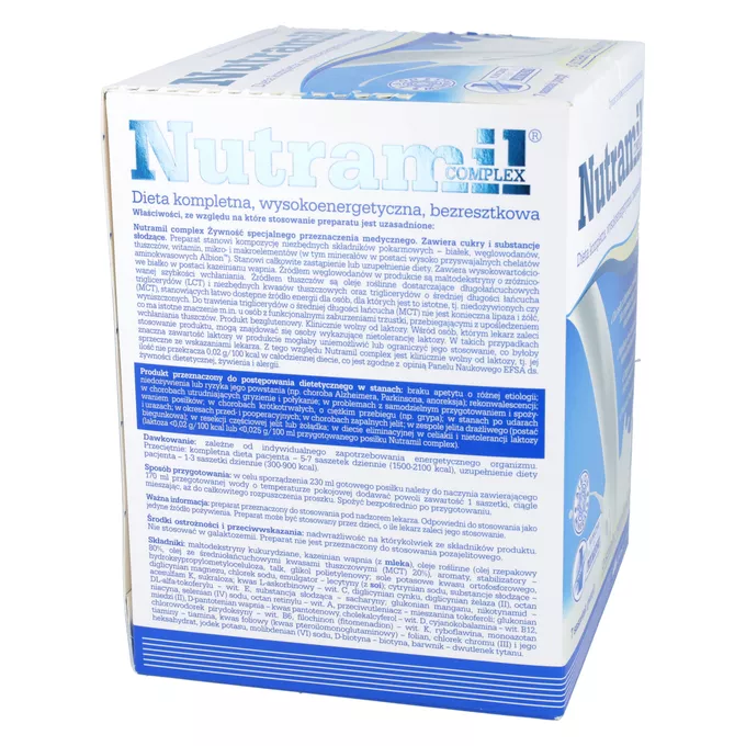 Olimp, Nutramil Complex o smaku waniliowym, 7 saszetek - skład, cena ...