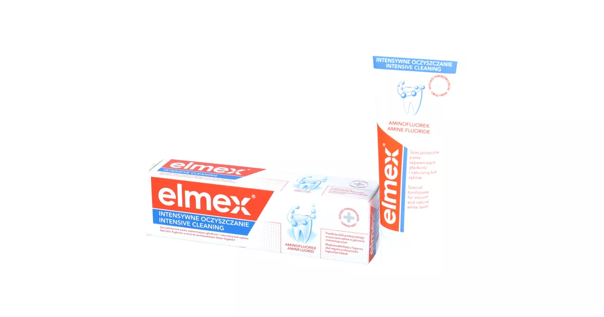 Elmex - Intensywne Oczyszczanie, pasta do zębów, 50 ml - skład, cena ...