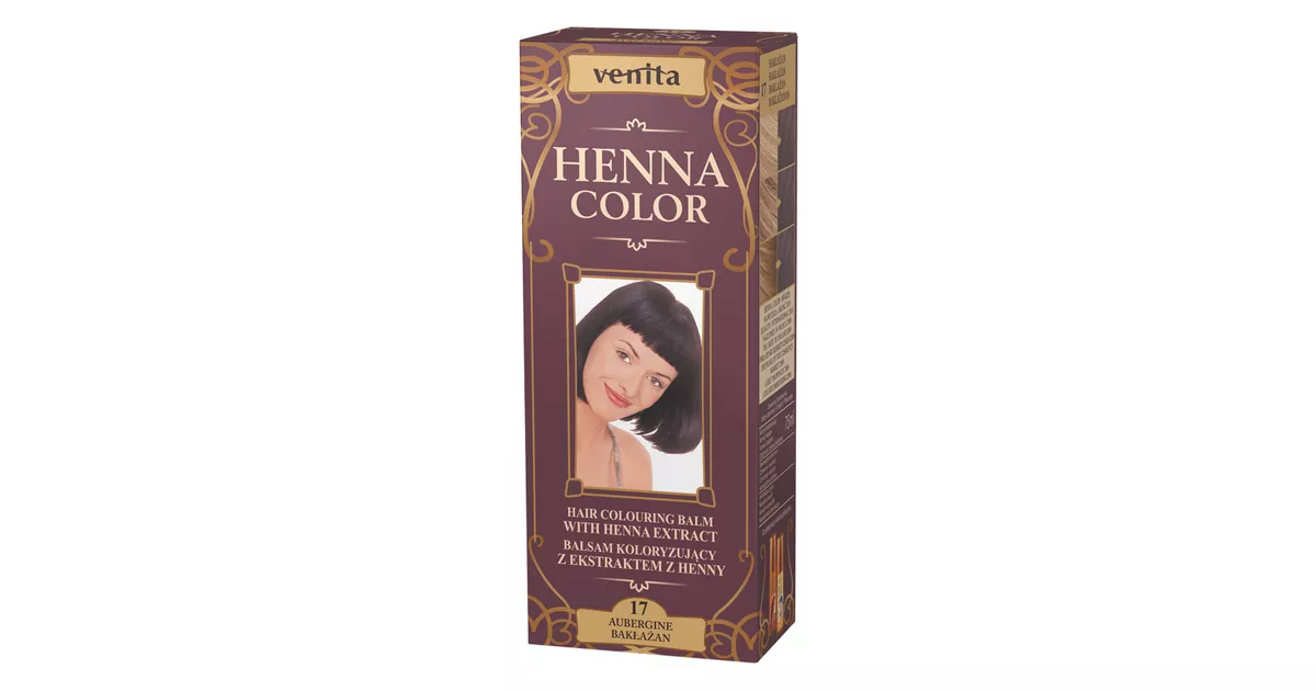 Venita Henna Color - balsam koloryzujący z ekstraktem z henny, 17 ...
