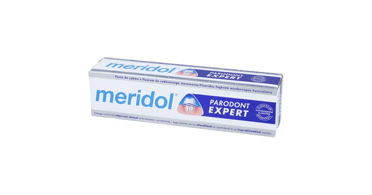 Meridol Parodont Expert - pasta do zębów, 75 ml - skład, cena, opinie ...