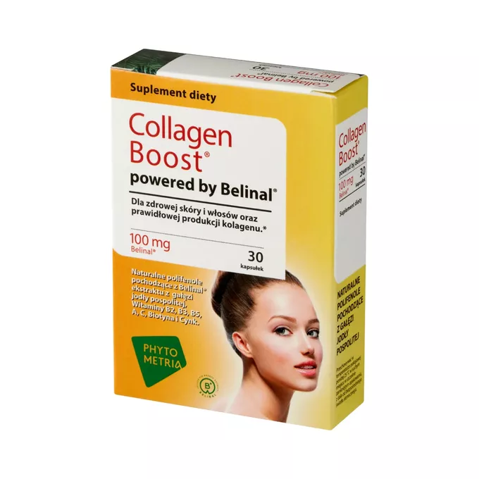 Collagen Boost Powered by Belinal, 30 kapsułek - skład, cena, opinie | iZielnik.pl