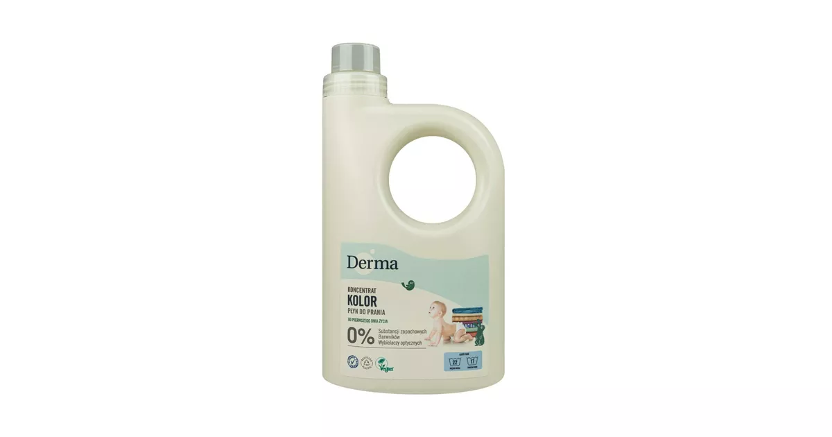 Derma Baby - koncentrat do prania kolorowych tkanin, 945 ml - skład ...