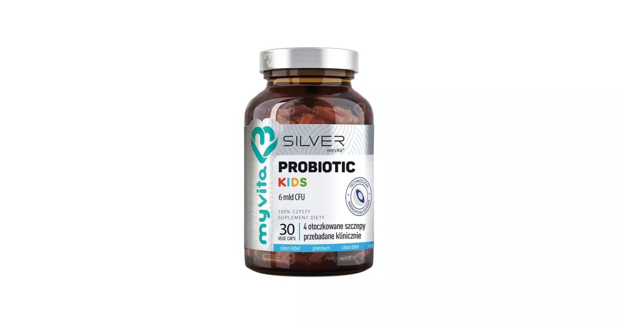 MyVita Silver, Probiotic Kids, 30 kapsułek - skład, cena, opinie ...