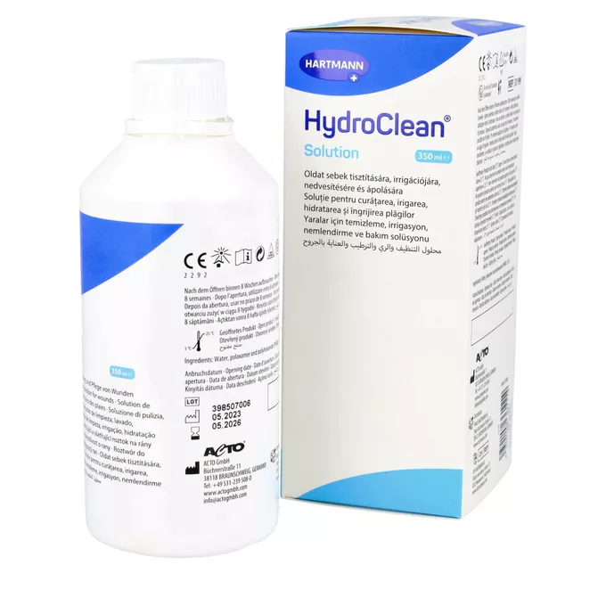 HydroClean Solution, roztwór do oczyszczania ran, 1 sztuka - skład ...