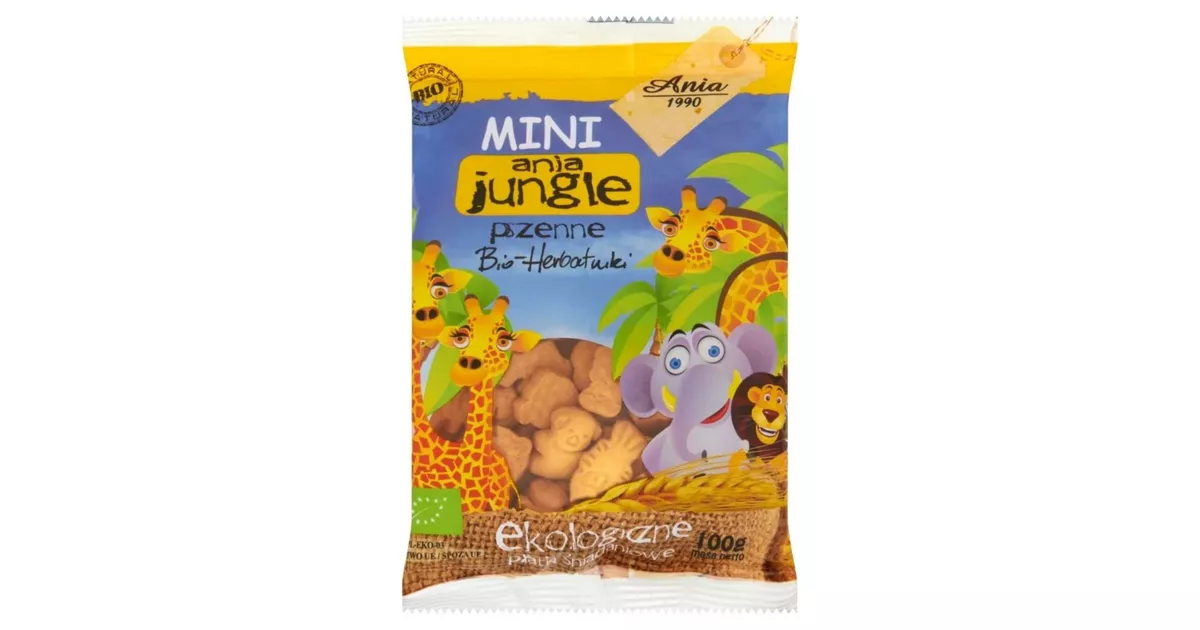 Ania - herbatniki mini dżungla, 100 g - skład, cena, opinie | iZielnik.pl
