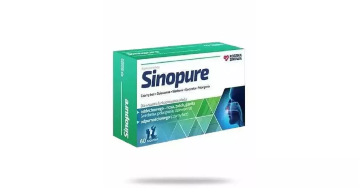 Rodzina Zdrowia Sinopure, 60 tabletek - skład, cena, opinie | iZielnik.pl