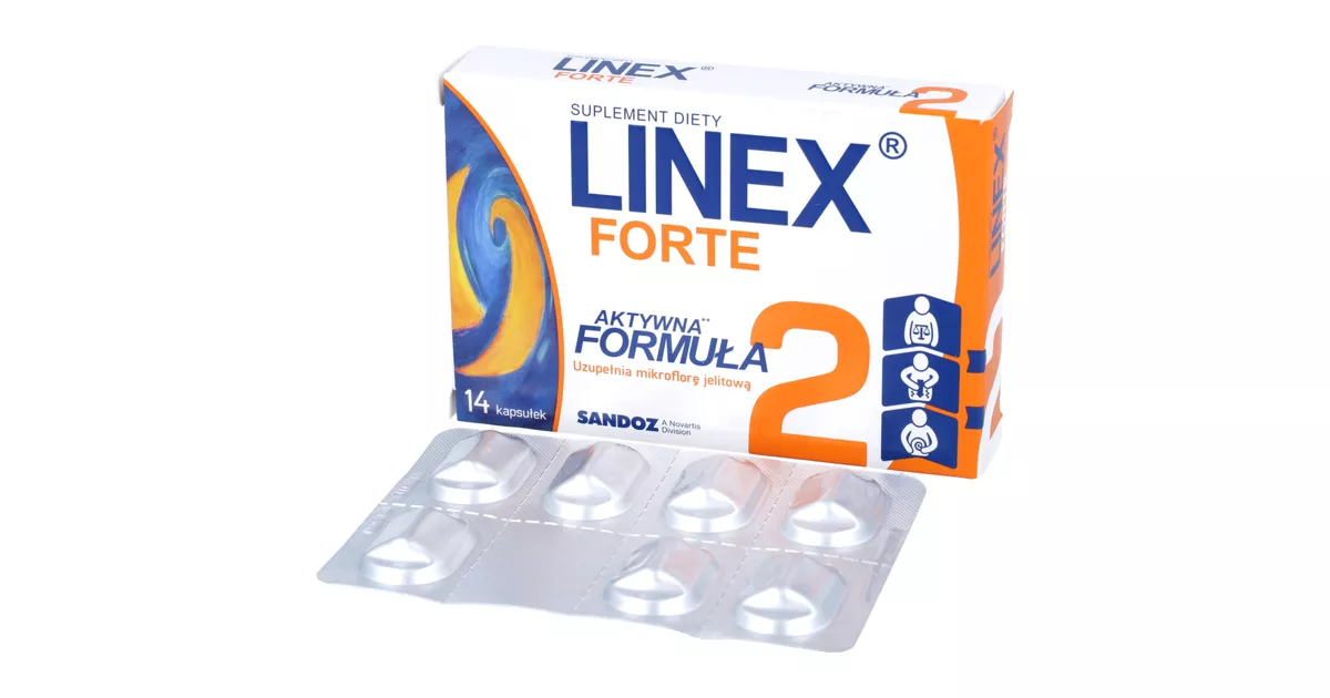 Linex Forte, 14 kapsułek - skład, cena, opinie | iZielnik.pl