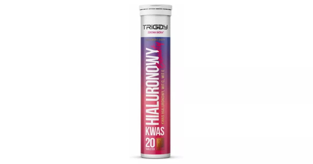 TRIGGY Kwas Hialuronowy Beauty, 20 tabletek - skład, cena, opinie ...
