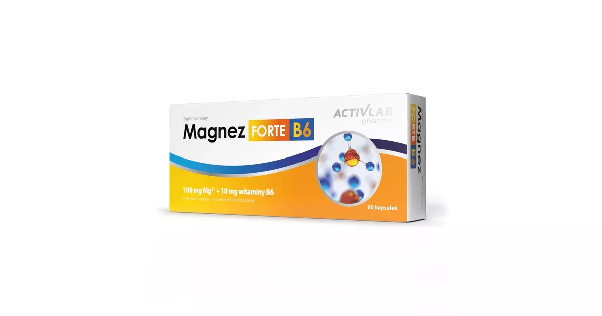 Activlab Magnez Forte B6, 60 kapsułek - skład, cena, opinie | iZielnik.pl
