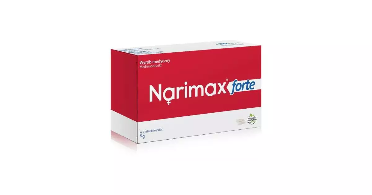 Narine Narimax Forte 100 mg, 30 kapsułek - skład, cena, opinie ...