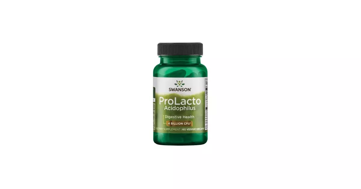 Swanson Probiotics ProLacto Acidophilus - kapsułki, 60 sztuk - skład ...