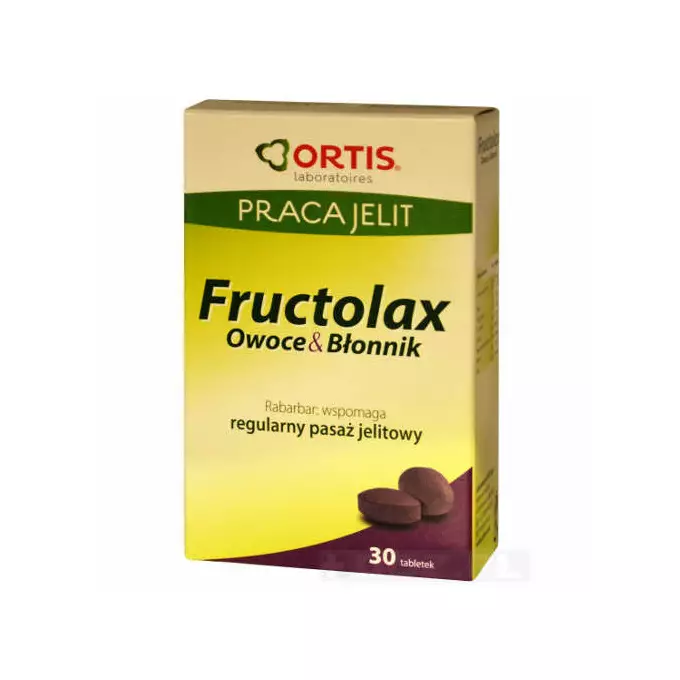 Fructolax Owoce and Błonnik - tabletki - 30 sztuk - skład, cena, opinie ...