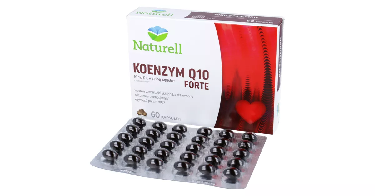 Naturell Koenzym Q10 Forte, 60 kapsułek - skład, cena, opinie | iZielnik.pl
