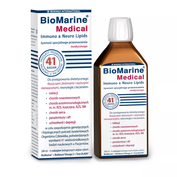 BioMarine - Medical Immuno and Neuro Lipids (żspm), 200 ml - skład ...