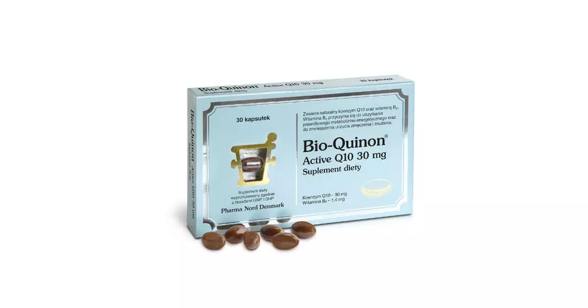 Bio-Quinon Active Q10 - suplement diety, kapsułki 30 mg, 30 sztuk ...