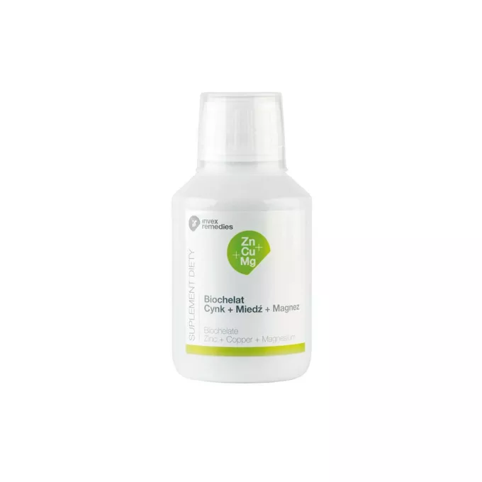 Invex Remedies Biochelat Zn-Cu-Mg (cynk, miedź, magnez), płyn, 150 ml ...
