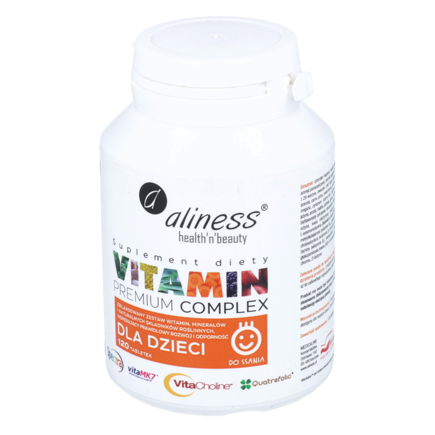 Aliness Vitamin Premium Complex, 120 tabletek - skład, cena, opinie ...