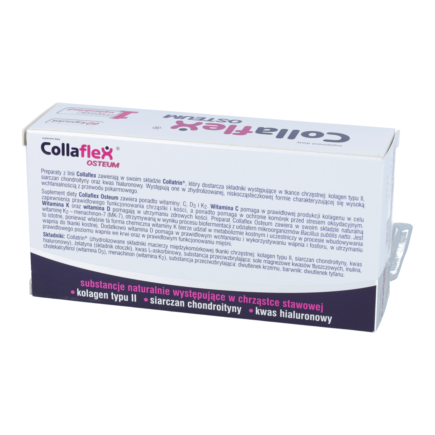 Collaflex Osteum D3+K2, 60 kapsułek - skład, cena, opinie | iZielnik.pl