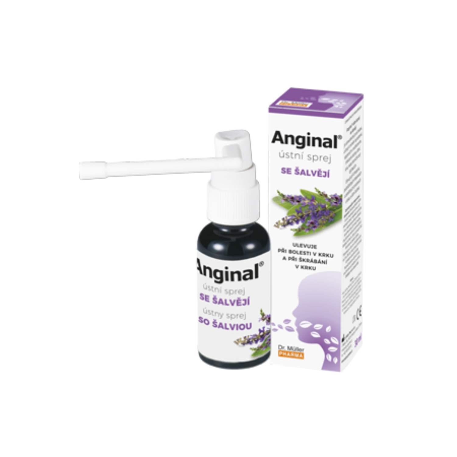 Dr. Muller Pharma - Anginal, spray z szałwią, 30 ml - skład, cena ...