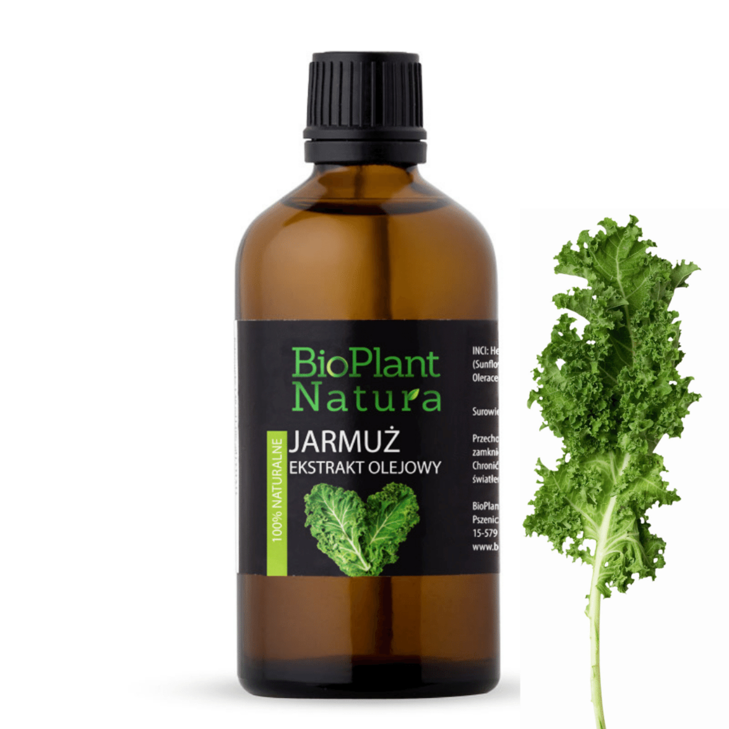 BioPlant Natura - ekstrakt olejowy z jarmużu, 30 ml - skład, cena ...