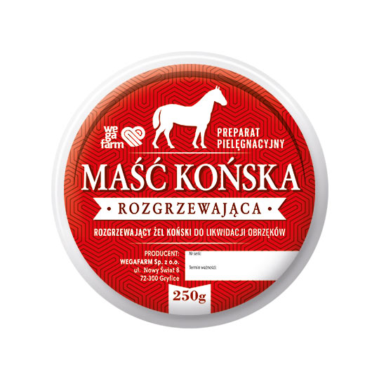 Wegafarm - maść końska, rozgrzewająca, 250 g - skład, cena, opinie ...